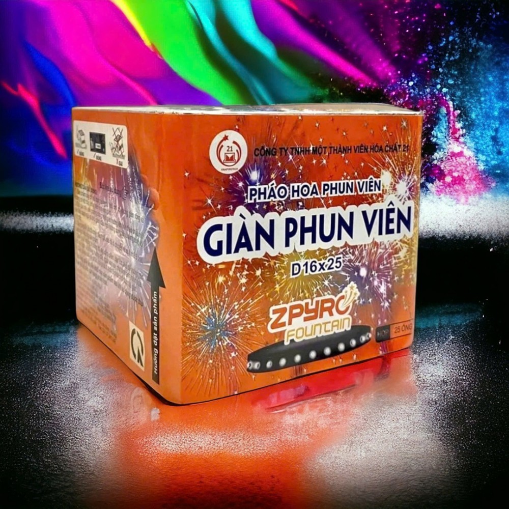 Giàn Phun Viên 2024 – Siêu Phẩm Pháo Hoa Cho Tết 2025